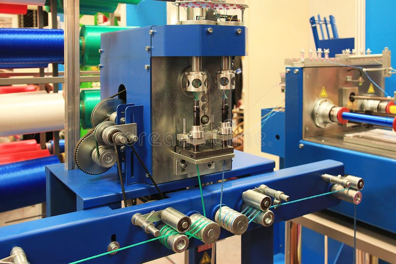 Machine for winding ropes stock photo. Image of reel - 116155132