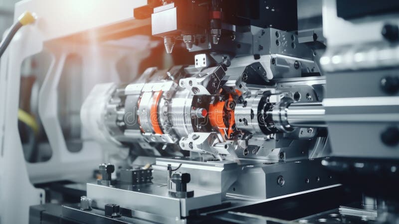 A Machine Working on a Piece of Machinery. Ideal for Industrial ...