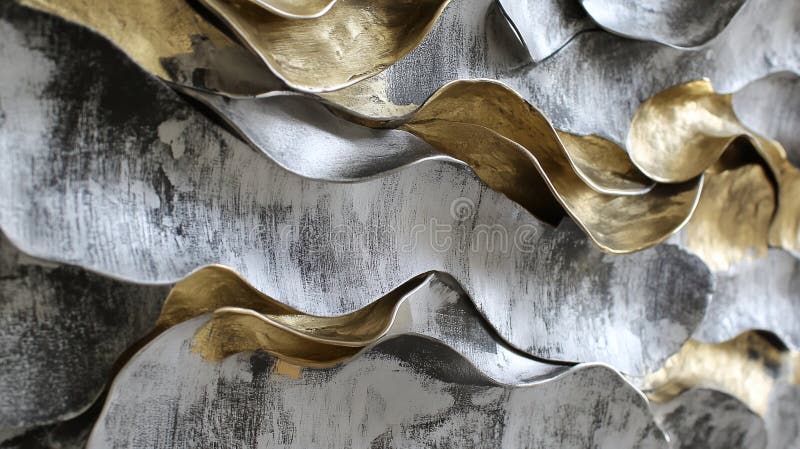 Machine-worn Metal Patterns Creating Unexpected Organic Forms Rendered ...