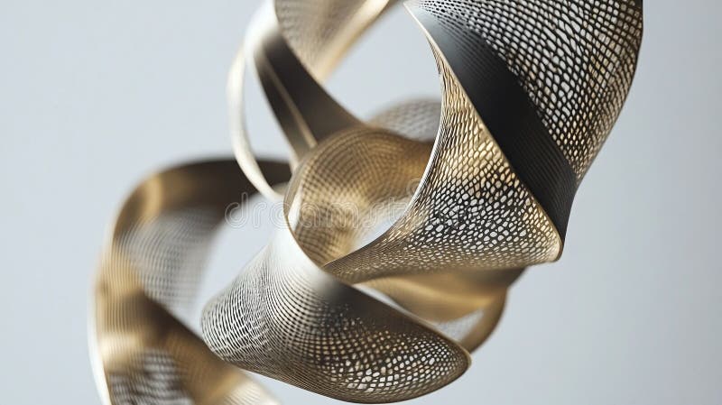 Machine-worn Metal Patterns Creating Unexpected Organic Forms Rendered ...