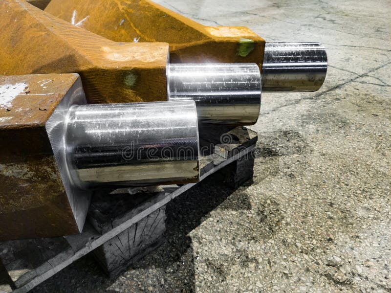 Machined Metal Parts on a CNC Boring Machine Stock Image - Image of ...