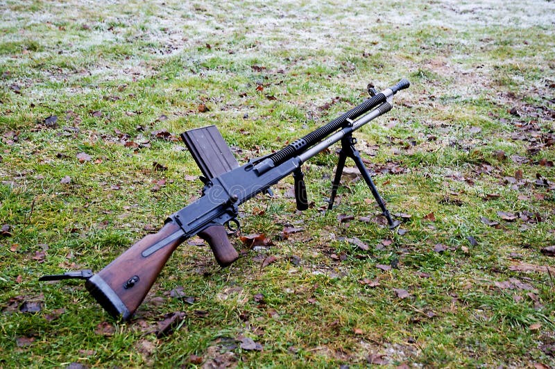Zwaar machinegeweer stock afbeelding. Image of mobiel - 36474571