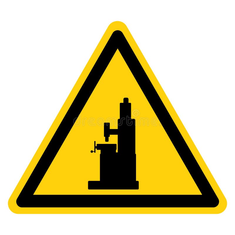 Machinery Area Symbol Sign, Vector Illustration, Isolate on White ...