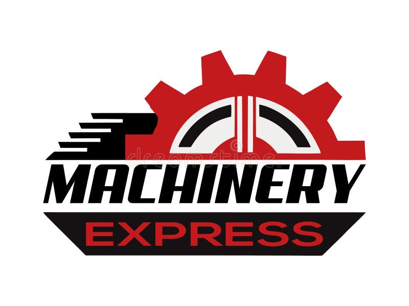 Machinery Express Simple-minimalist Logo Design Stock Vector ...