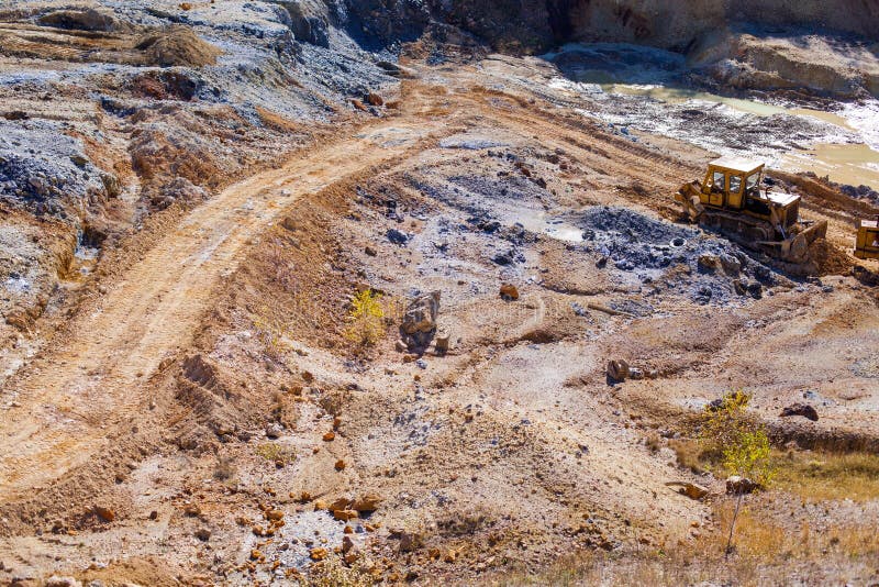 Machinery Extractive Industry Stock Image - Image of site, digger ...