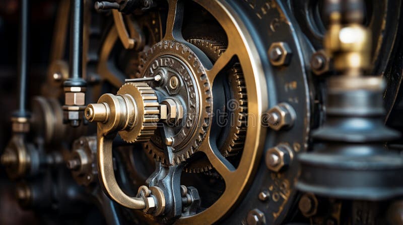 Machinery Generated by AI Tool Stock Illustration - Illustration of ...