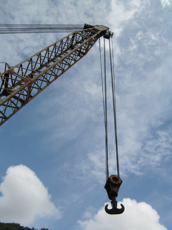 Machinery For Handling Heavy Loads Stock Photo - Image of clouds ...