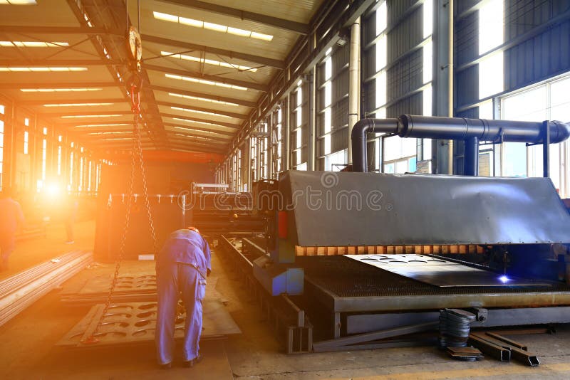 Machinery Manufacturing Production Workshop Editorial Image - Image of ...