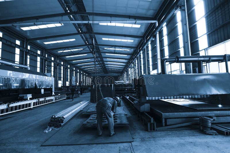 Machinery Manufacturing Production Workshop Editorial Image - Image of ...