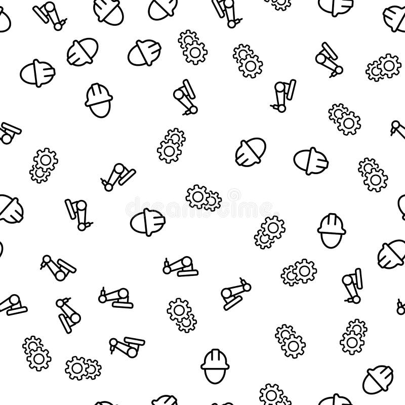 Industrial Technic Icons, Line Symbols, Web Signs, Vector Set, Isolated ... Industrial Technic Icons, Line Symbols, Web Signs, Vector Set, Isolated ...