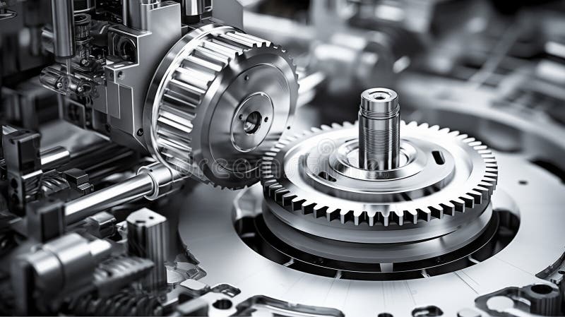 Machinery Used in the Manufacturing Process.AI Generated Stock ...