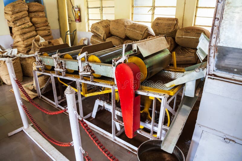 Machines Inside the Tea Factory Stock Photo - Image of food, kerala ...