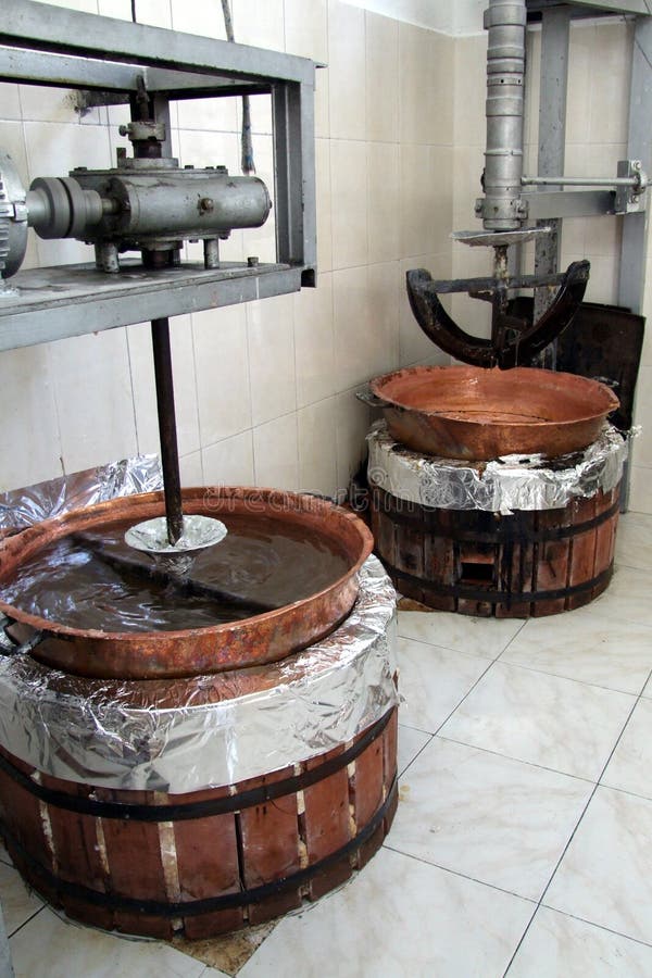 Machines for Making Cyprus Delight Stock Photo - Image of mixer ...