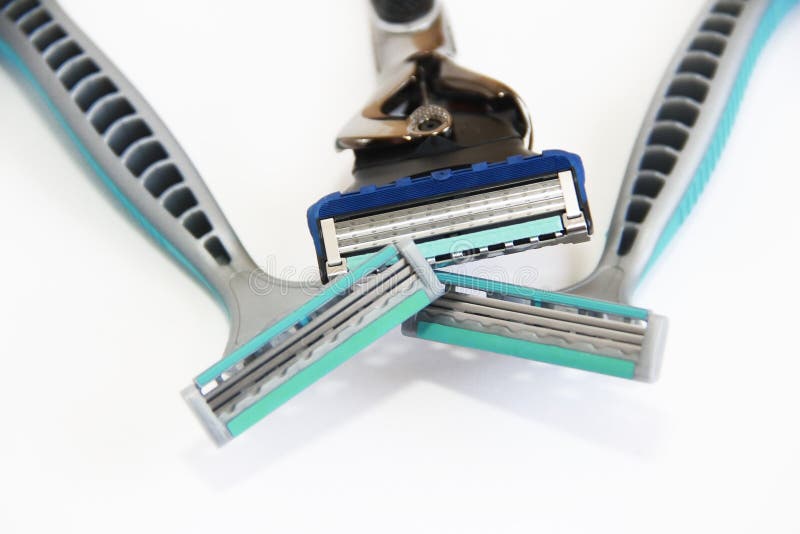 Machines with Metal Shaving Blades Stock Photo - Image of beard ...