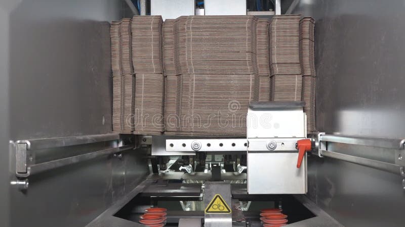 Machines for the Production of Paper Containers or Packaging. Stock ...