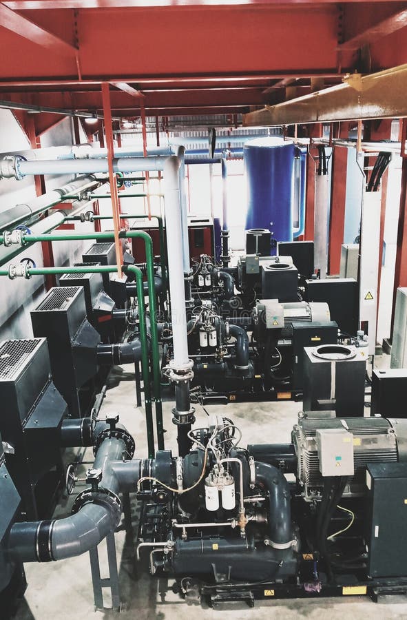 Machines that Support the Production Process Stock Photo - Image of ...