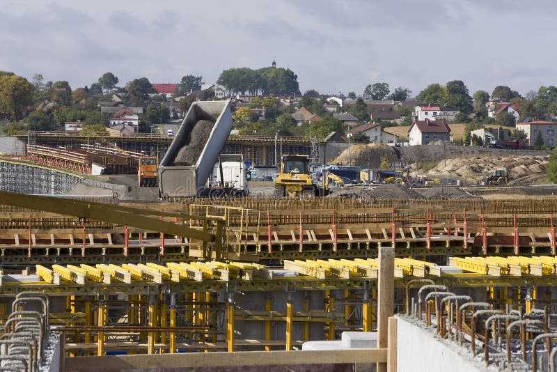 Machines work stock image. Image of excavator, manufacture - 23811391