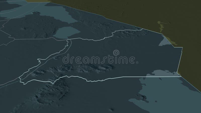 Machinga, Malawi - Outlined. Administrative Stock Illustration ...