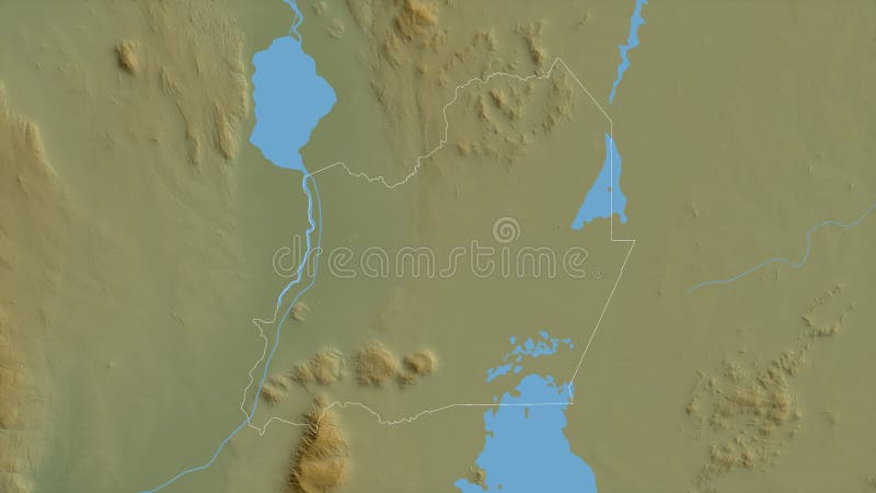 Machinga, Malawi - Outlined. Physical Stock Illustration - Illustration ...