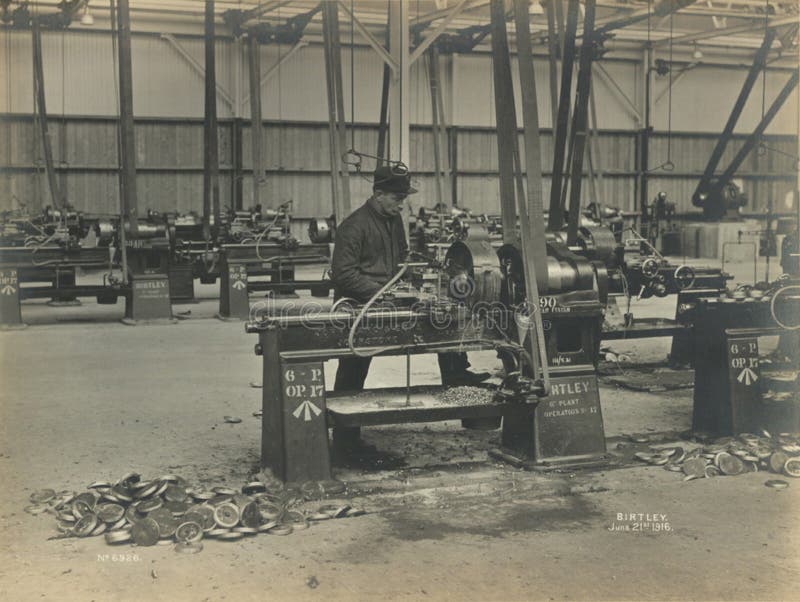 Machining The Base Plates Picture. Image: 222345307