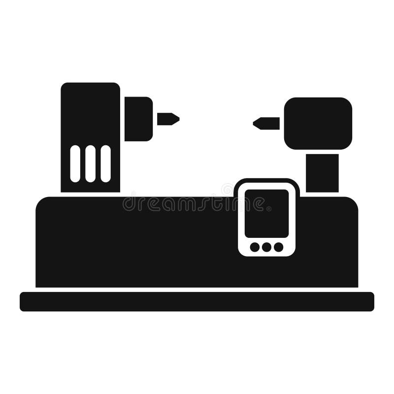 Machining Center Icon Simple Vector. Router Press Tool Stock Vector ...