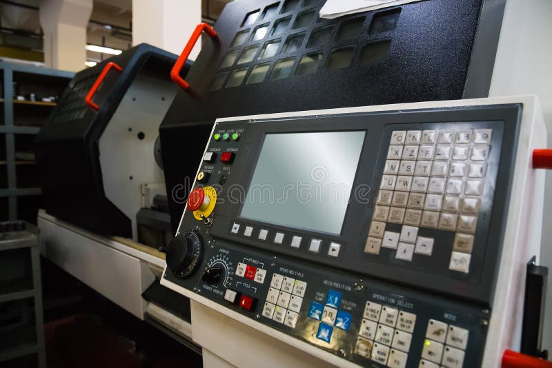 Machining Centre Combination Machinery in Work Shop Stock Image - Image ...