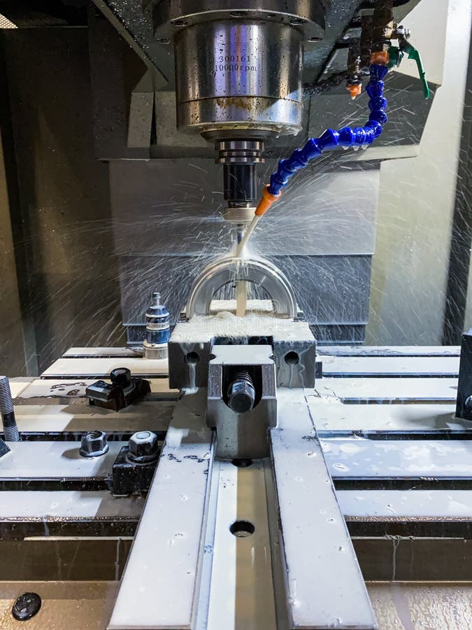 Machining Centre Combination Machinery in Workshop Stock Photo - Image ...