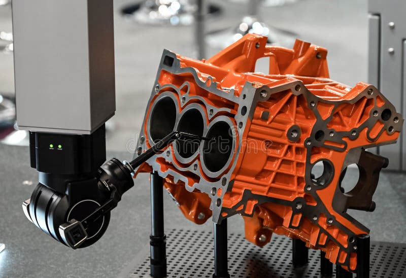 Machining Head Working on Machining Stock Photo - Image of innovation ...