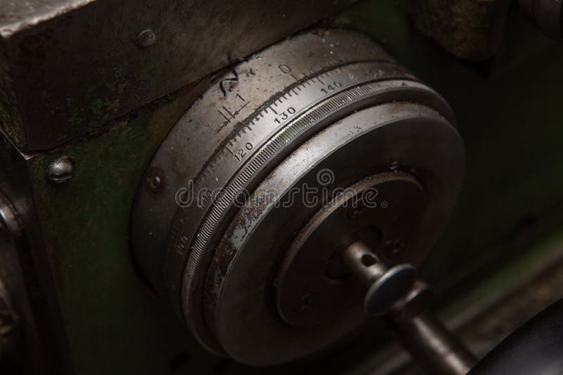 Machining on a Lathe, Internal Boring of a Part with a Tool. Stock ...