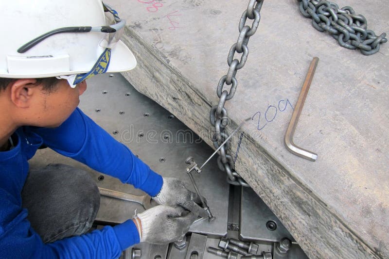 Machining Man editorial stock image. Image of confirm - 79657909