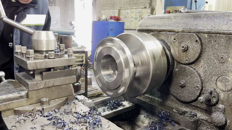 Machining a Metal Workpiece on a Milling Machine Stock Video - Video of ...