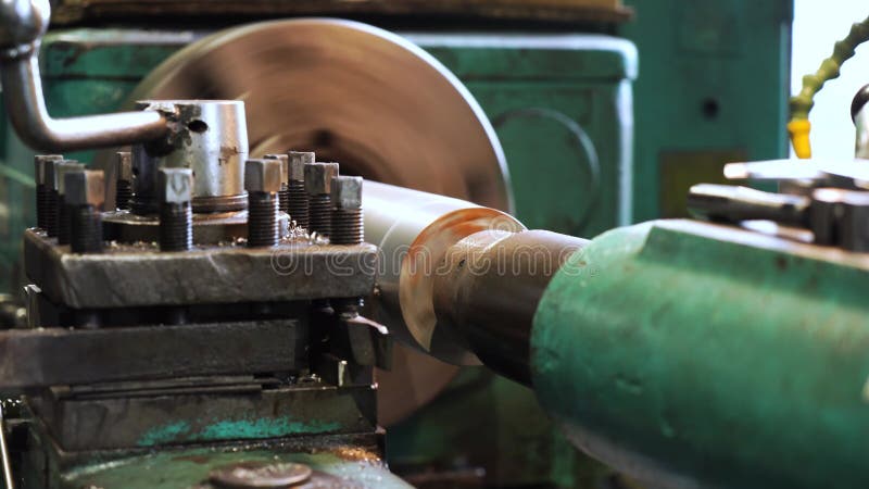 Machining a Metal Workpiece on a Milling Machine. Stock Video - Video ...