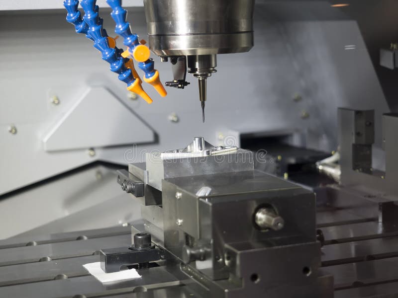 Machining precision part stock photo. Image of carbide - 62687788