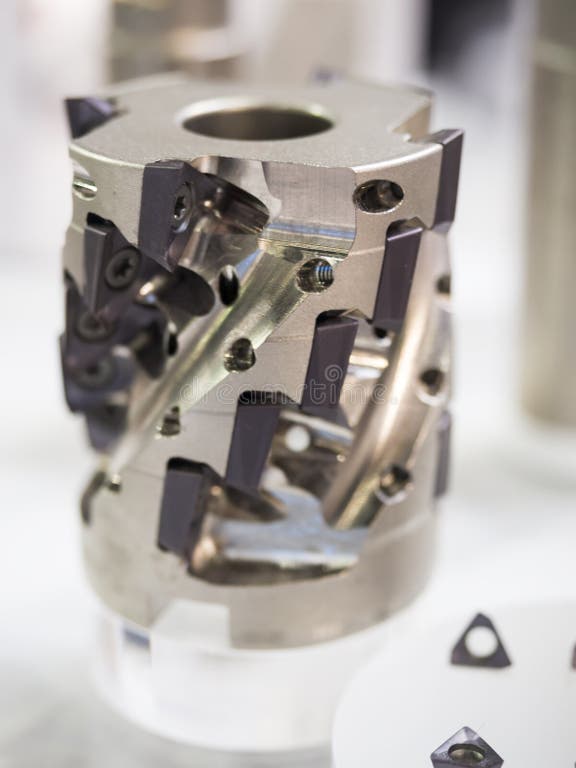 Machining Work Parts Zero Setting Stock Image - Image of processing ...