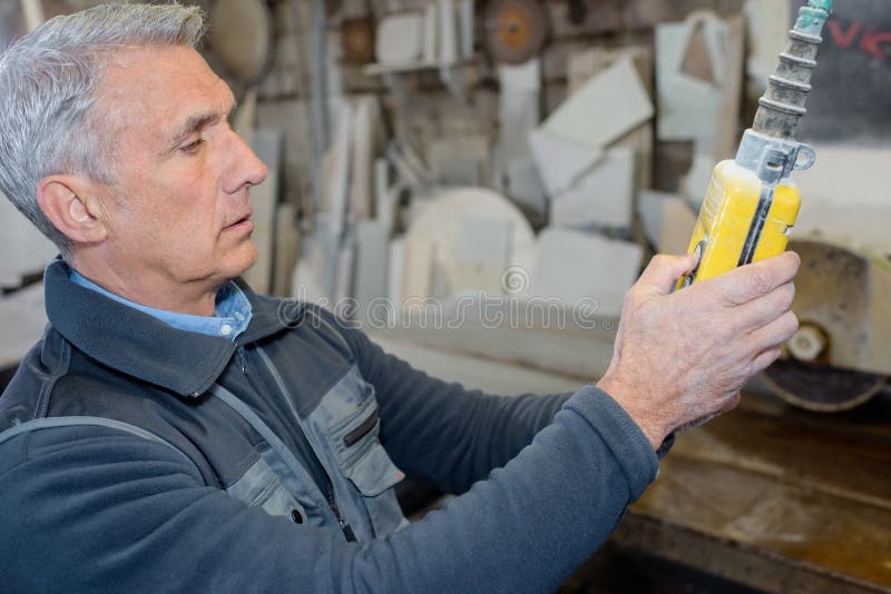 Machinist Operating Machine Stock Image - Image of needle, hand: 198172921