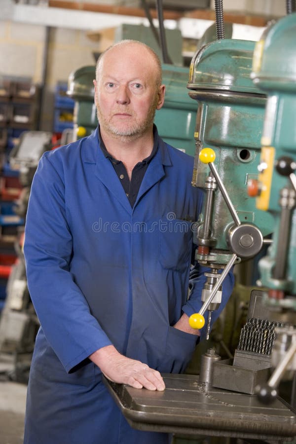 Warehouse Worker in Forklift Stock Photo - Image of labourer, heavy ...