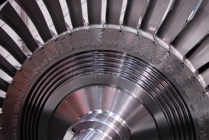 Turbine rotor at workshop stock image. Image of large - 34449139