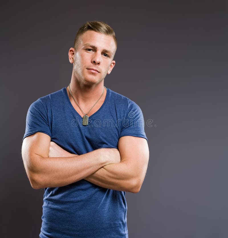 The macho stock image. Image of camera, cool, blond, lifestyle - 22921161