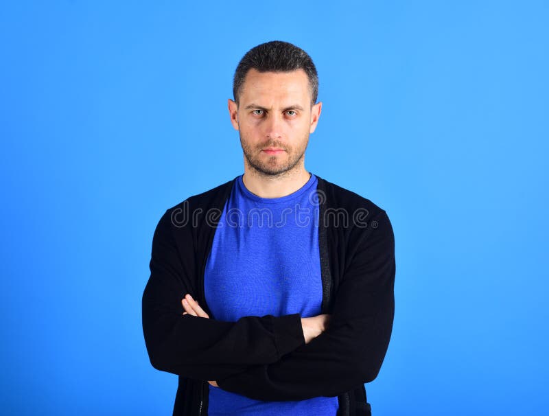 Posture and Confidence Concept. Guy on Confident Face Dressed in Formal ...