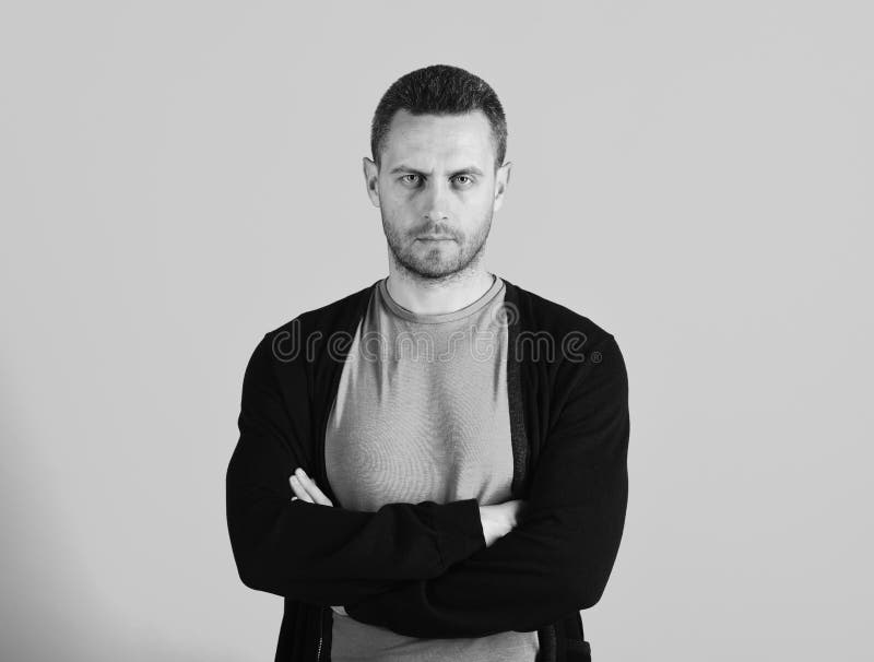 Posture and Confidence Concept. Guy on Confident Face Dressed in Formal ...