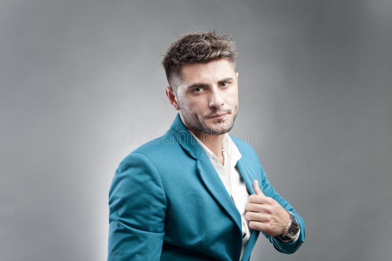 Macho man stock photo. Image of casual, young, portrait - 25936404