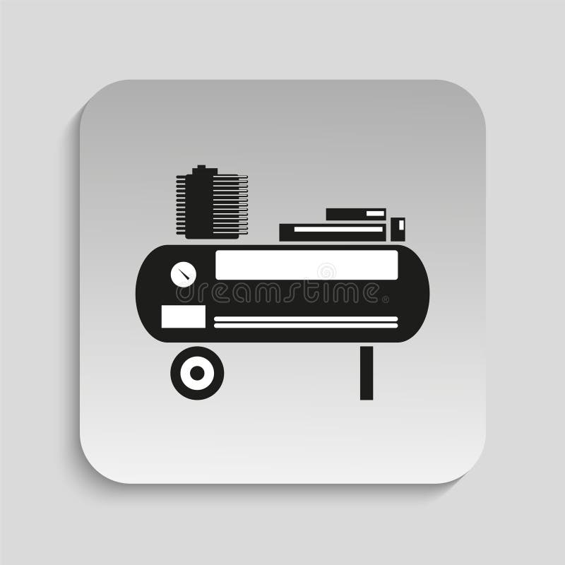 Machtshulpmiddel Compressor Het Pictogram Van Toestellen Vector ...
