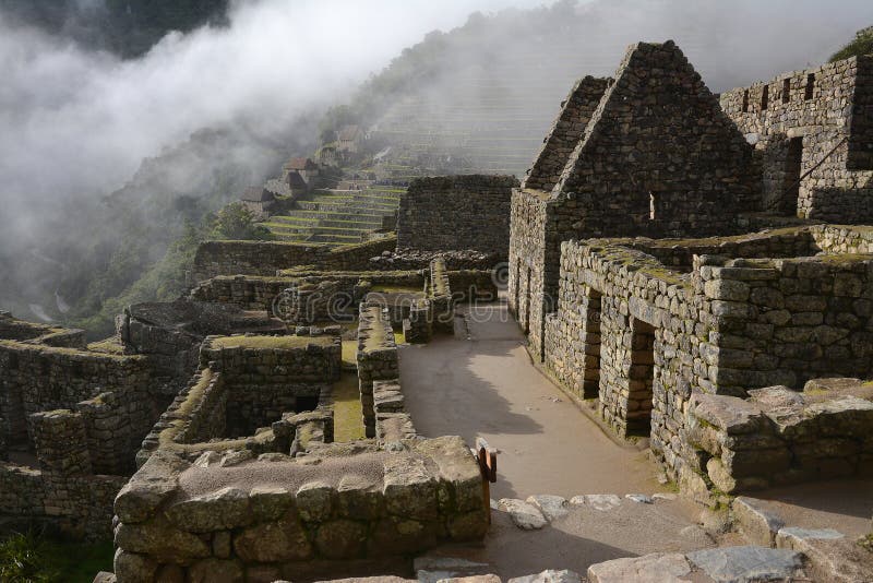 Machu Picchu - Alte Stadt Von Inkas Stockbild - Bild von kultur ...