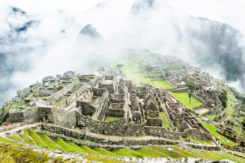 Machu Picchu, the Ancient Inca City in the Andes, Peru Stock Photo ...