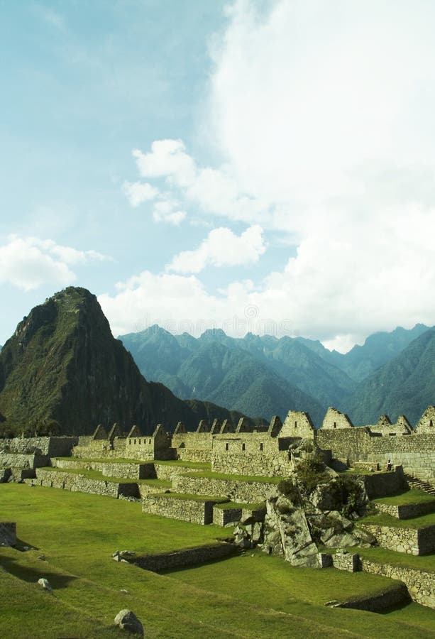 Machu-Picchu city in Peru stock photo. Image of aerial - 1574876
