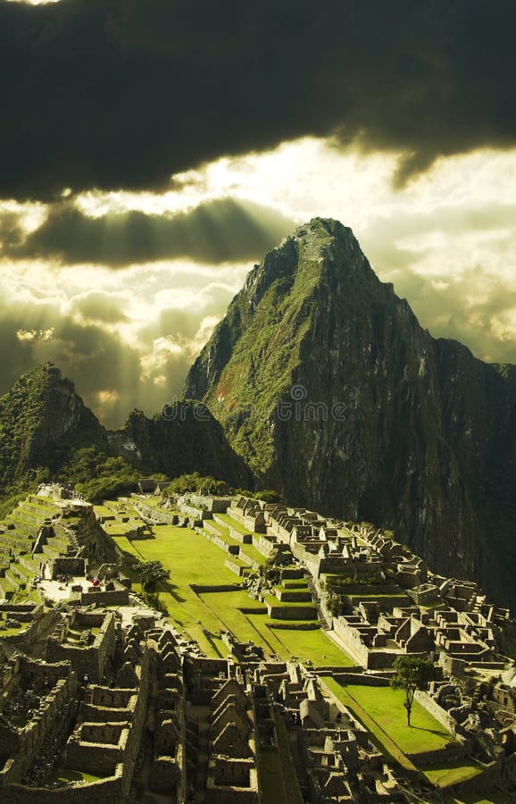 Machu-Picchu city in Peru stock photo. Image of national - 1667284