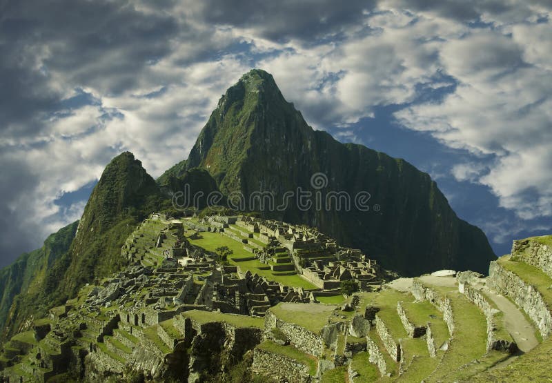 Machu-Picchu city in Peru stock photo. Image of historic - 1671624