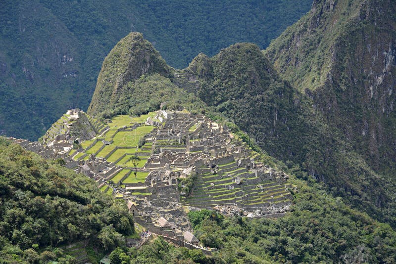 Machu Picchu - Die Verlorene Stadt Der Inkas, Peru Stockfoto - Bild von ...