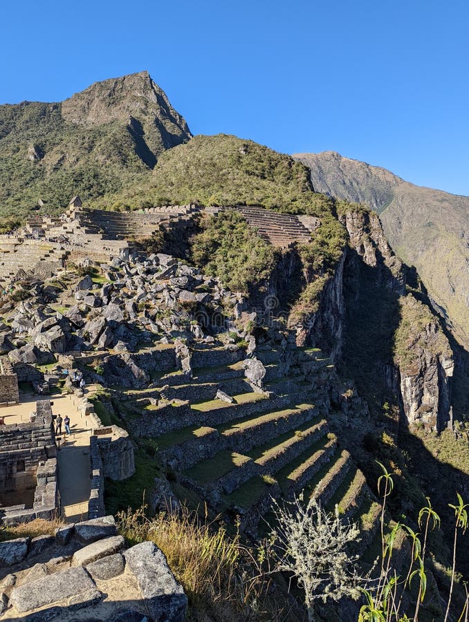 Machu Picchu Inca Ruins Peru Stock Image - Image of landmark, rock ...