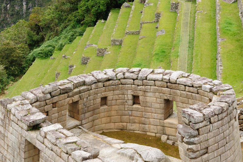 Intihuatana, El Machu Picchu, Reloj Solar Foto de archivo - Imagen de ...